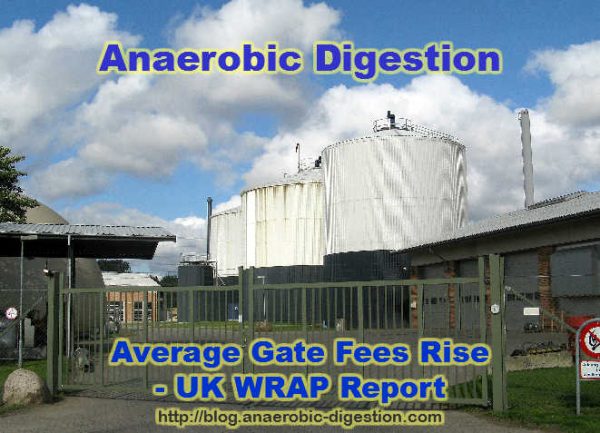 Cost of Anaerobic Digestion in the UK: WRAP Gate Fees Report