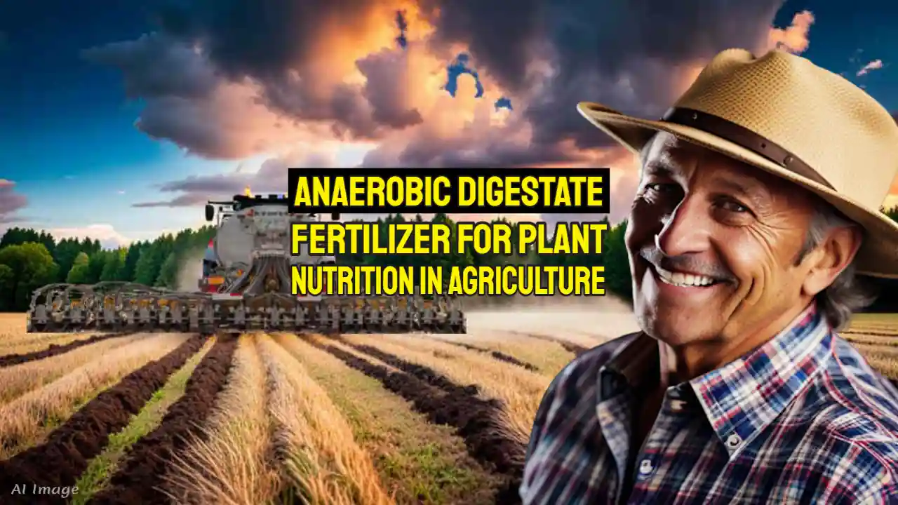 Anaerobic Digestate Fertilizer for Plant Nutrition